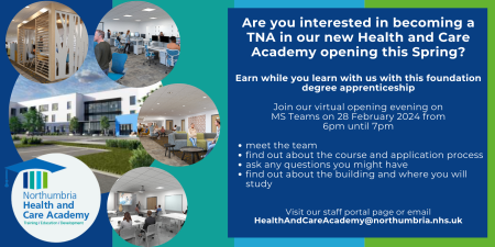 Learn with us :: Northumbria Healthcare NHS Foundation Trust